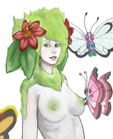 Rule 34 1girls Beautifly Breasts Butterfree Drawn Eyes Female Female
