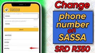 How To Change Sassa R Cell Phone Number Sassa Srd R Grant Application This Life No Balance