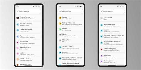 Android QPR Delivers A Colorful Settings App Redesign Gallery