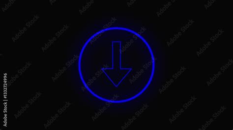 Animated Save To Library Download Hd Preview Dynamic Digital Up Down Cyan Color Arrow Loading