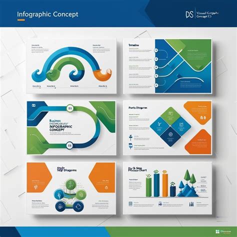 Graphs And Charts Statistic And Data Iinfographic Business Concept With