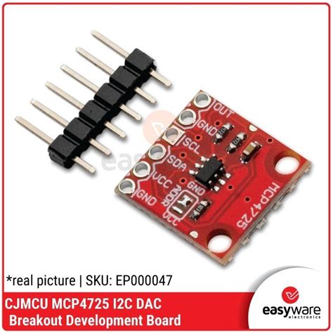 jual dc99 mcp4725 mcp 4725 digital to analog dac converter module