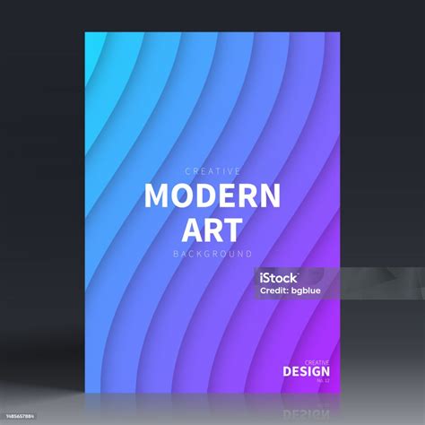 브로셔 템플릿 레이아웃 블루 커버 디자인 비즈니스 연례 보고서 전단지 잡지 3차원 형태에 대한 스톡 벡터 아트 및 기타 이미지 3차원 형태 가리기 곡선 Istock