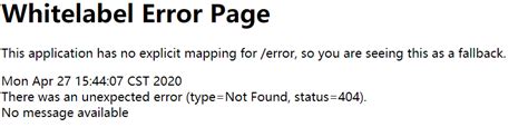 spring boot 错误页面解析原理（超级无敌详细） spring boot 为什么接口有返回 却显示错误的空白页面 csdn博客