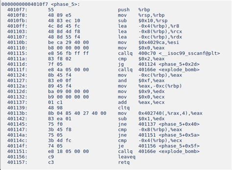Binary Bomb Lab Phase 5 X86 Assembly I Am