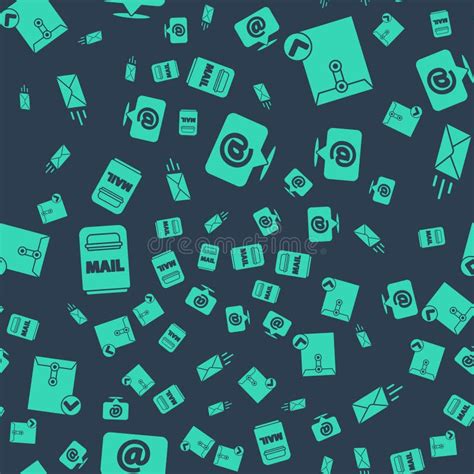 Set Mail And E Mail On Speech Bubble Envelope And Check Mark Mail Box