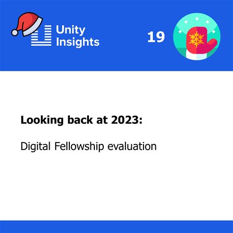Unity Insights On Linkedin Digital Fellowship Evaluation Unity Insights