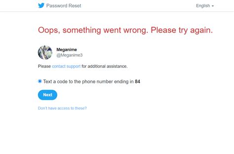 Password Resetting Problem Rtwitter