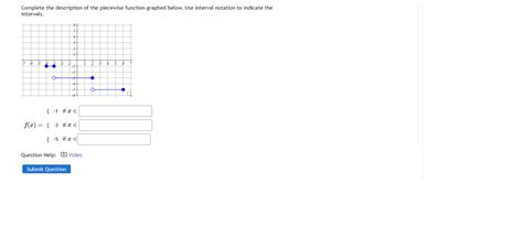 Solved Complete The Description Of The Piecewise Function Chegg Com
