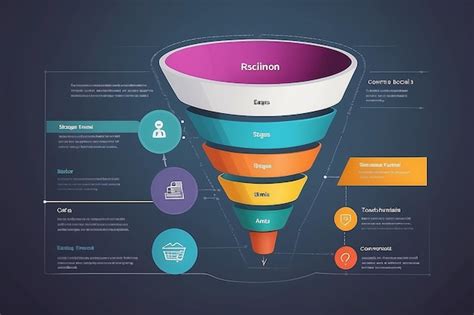 Conversion Funnel Premium AI Generated Image