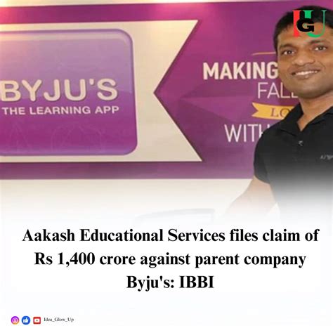 Idea Glow Up On Linkedin Aakash Byjus Ibbi Startuplife