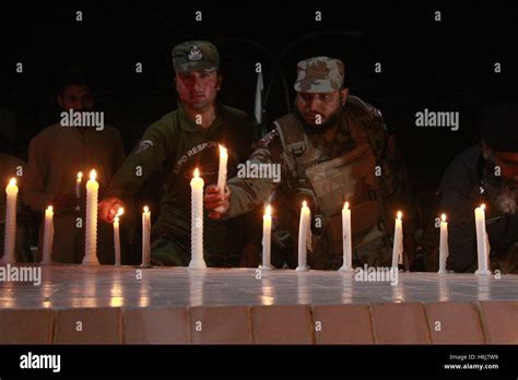 Quetta 29th Oct 2016 Pakistani Soldiers Light Candles In Memory Of