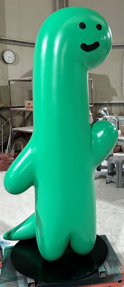 조구만스튜디오 팝업스토어 브라키오 캐릭터 실내 Frp 대형 피규어 조형물