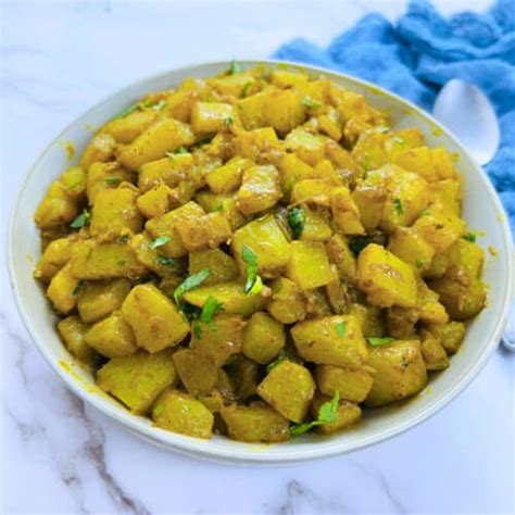Pan Fried Chayote Squash Chow Chow Sabzi Easy Indian Cookbook