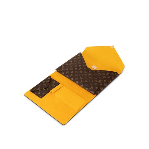 Mark Folder Luxury Monogram Canvas Brown LOUIS VUITTON