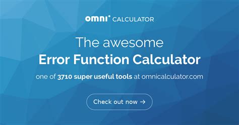 Error Function Calculator Erf Calculator