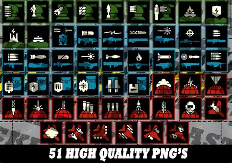 Helldivers 2 Strategem 2 51 Design Png Bundle Diy Shirt Decal Stickers Design Digital Files