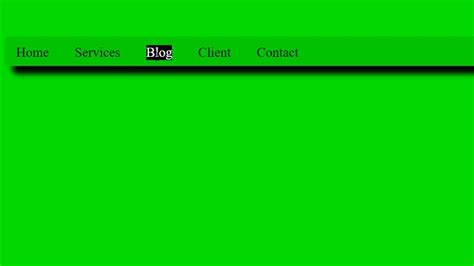 How To Create Slide Navigation Bar With Html Css Youtube