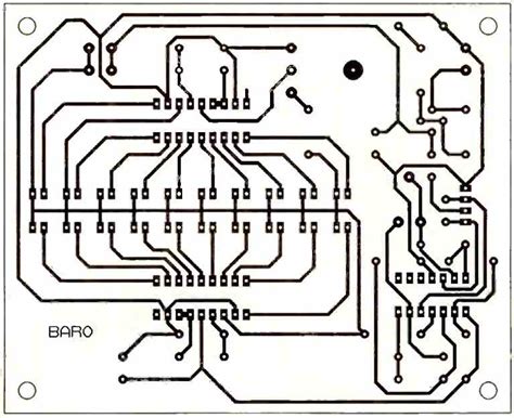 Atmospheric Pressure Indicator Circuit LED Barometer Circuit Homemade Circuit Projects