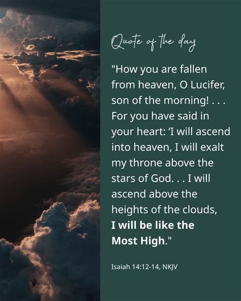 Verses About Lucifer