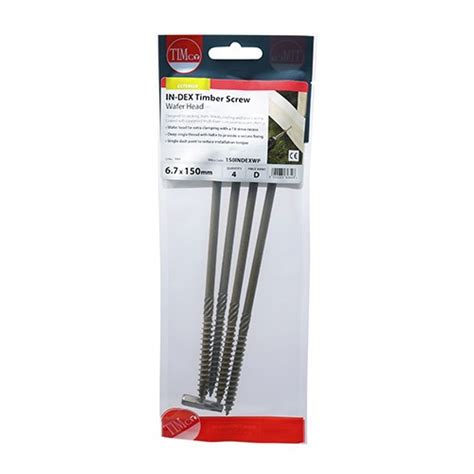 Timber Screws Tx Wafer Exterior Green Wel Bm