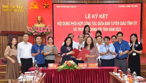 Nâng Cao Hiệu Quả Phối Hợp Giữa Ban Tuyên Giáo Tỉnh ủy Và Trường Chính