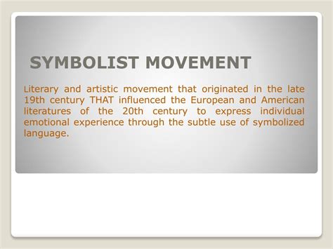Ppt Symbolists Powerpoint Presentation Free Download Id5177050