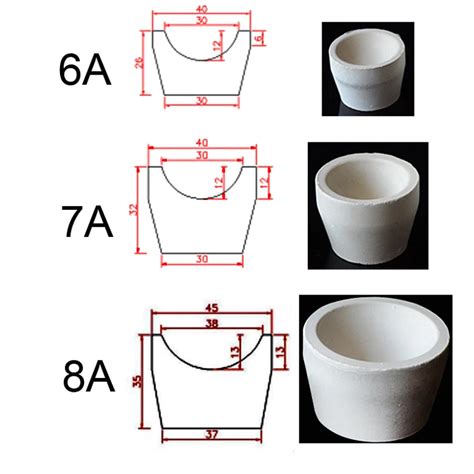 Ceramic Cupels For Gold Assaying High Temperature Resistance