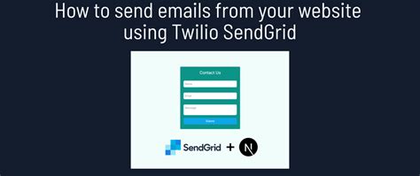 How To Send Emails From Your Website Using Twilio Sendgrid Dev Community