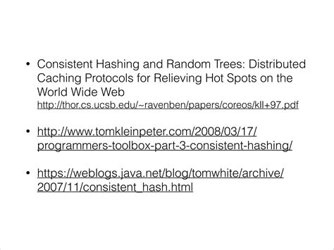 Consistent Hashing Ppt