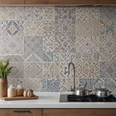 Tile Tribes Mixing Patterns And Materials On Backsplashes Abc Home Ltd