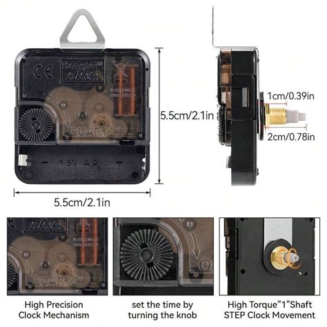 مجموعة إكسسوارات الساعة الكوارتز الإبداعية لحركة الساعة الخشبية الصامتة