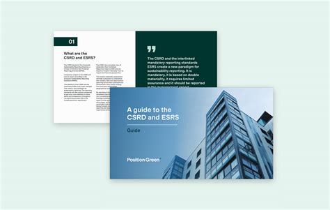 A Guide To The CSRD And ESRS Position Green