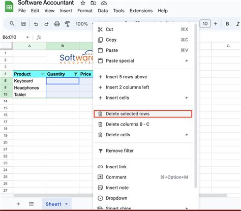 How To Delete Empty Rows In Google Sheets