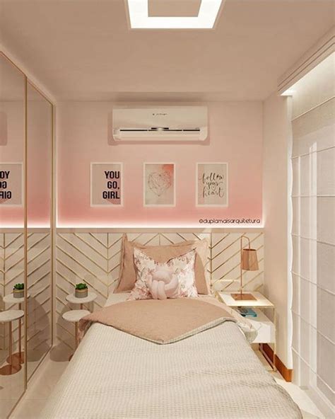 Decoração De Espaços Pequenos Quarto Jovial