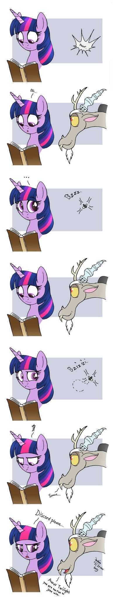 Mlp Fim Comic Discord Annoy Princess Celestia By Joakaha On Deviantart