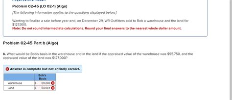 Solved Problem 02 45 Lo 02 1 Algo The Following