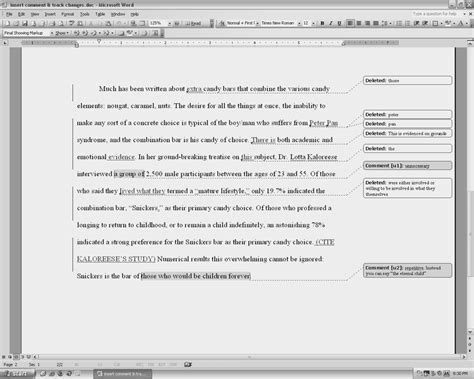 Insert Comment Track Changes In Use Download Scientific Diagram