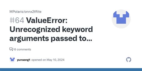 Valueerror Unrecognized Keyword Arguments Passed To Conv2d Weights Array 016197614