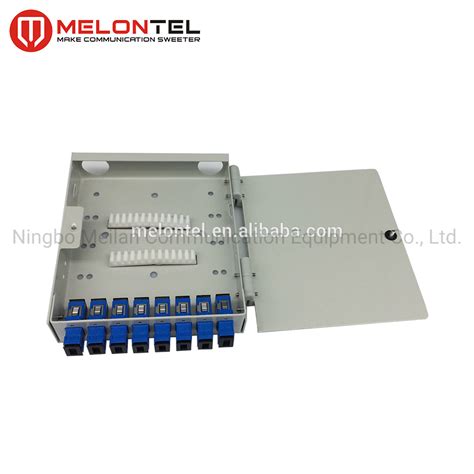 4 8 Port Small Fiber Optic Distribution Box Wall Mount Cabinet And