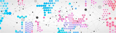 Modern Geometrical Circle Abstract Background Geometric Pattern In Halftone Style With Plexus