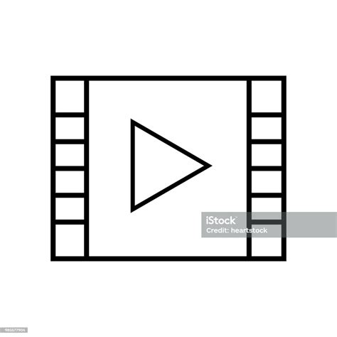 비디오 플레이어 아이콘 벡터 아이콘입니다 간단한 요소 그림입니다 비디오 플레이어 기호 디자인입니다 웹 및 모바일 사용할 수