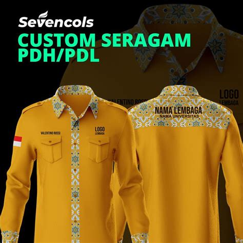 Kemeja Pdh Pdl Custom Instansi Xxl Japan Drill