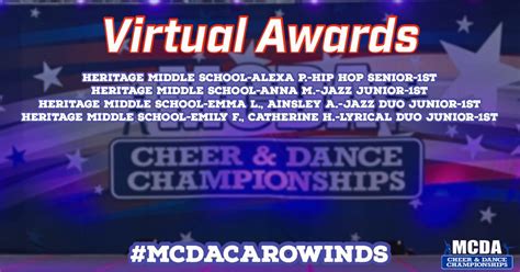 Congratulations To Mcda Cheer And Dance Championships