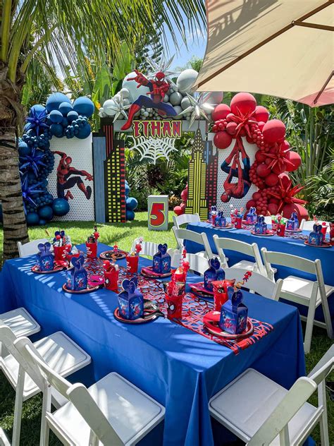 Spider Man Birthday Party Ideas Photo 29 Of 30 Artofit