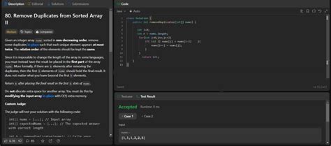 How I Solved Leetcode Problem 80 Md Dilnawaz Alam Posted On The Topic Linkedin