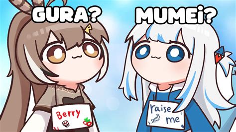 Gura And Mumei Mimicking Each Other Gawr Gura Nanashi Mumei Youtube