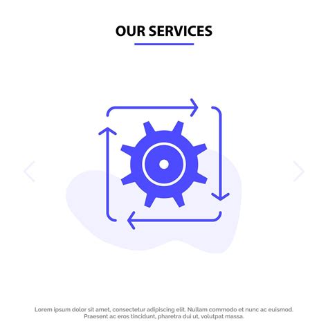 Our Services Workflow Automation Development Flow Operation Solid Glyph