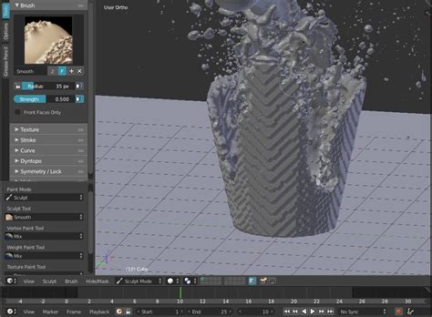 Why Doesn T Smoothing Work In Sculpting Mode Blender Stack Exchange