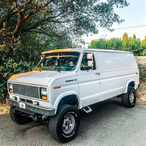 Lifted 1990 Ford E150 Van Classic Look With A Modern Twist Van